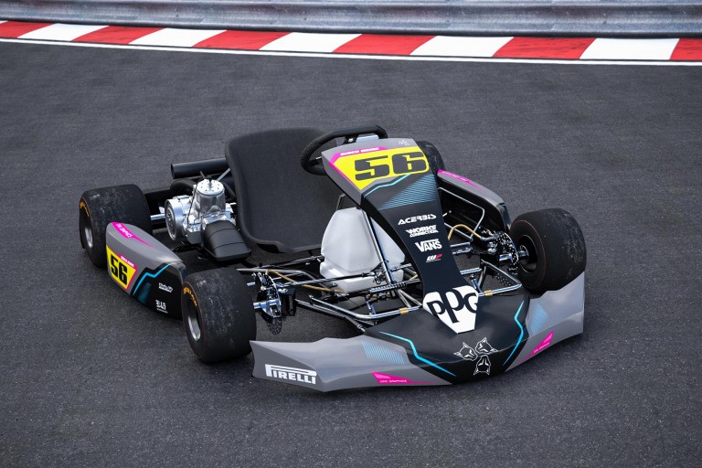 Go Kart Graphics Kit ‘Sleek’ Grey – OMXGraphics