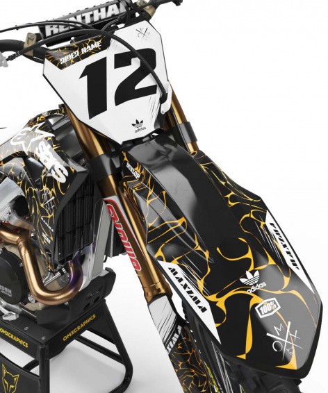 Dirt Bike Graphics Kit For Honda - RIVAL 2 – OMXGraphics