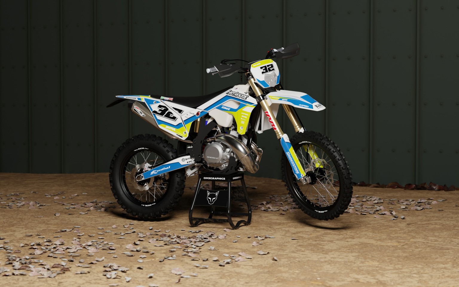 Sherco TRACE Graphics Kit – Dirt Bike Graphics
