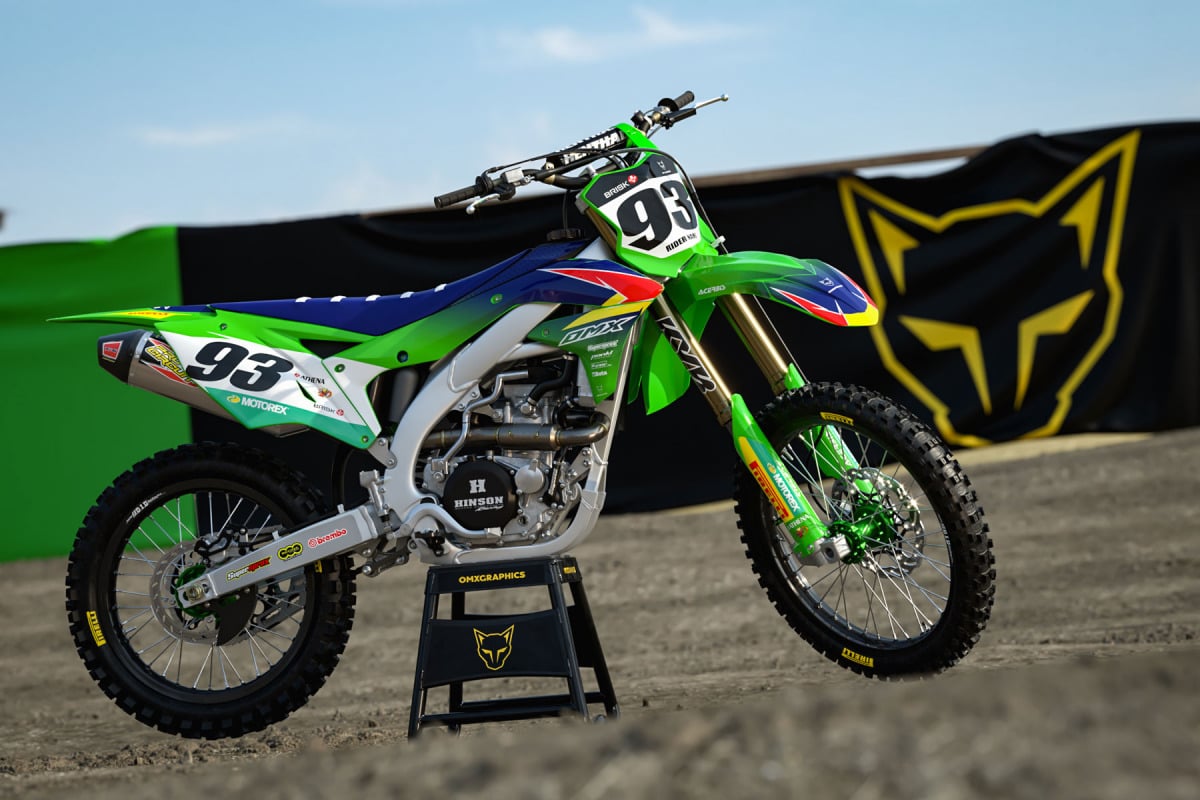 Kawasaki TEAM Graphics Kit – OMXGraphics