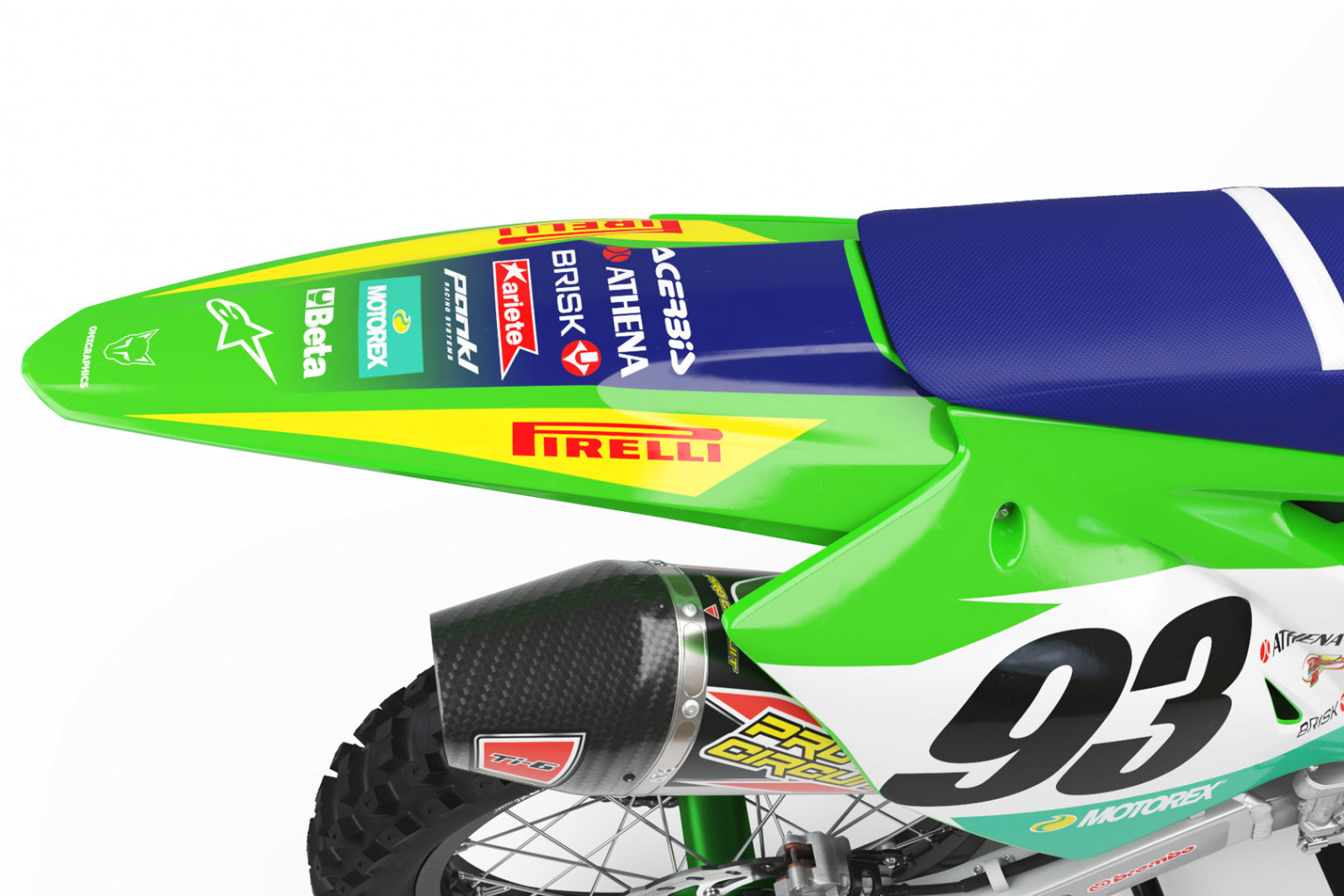 Kawasaki TEAM Graphics Kit – OMXGraphics