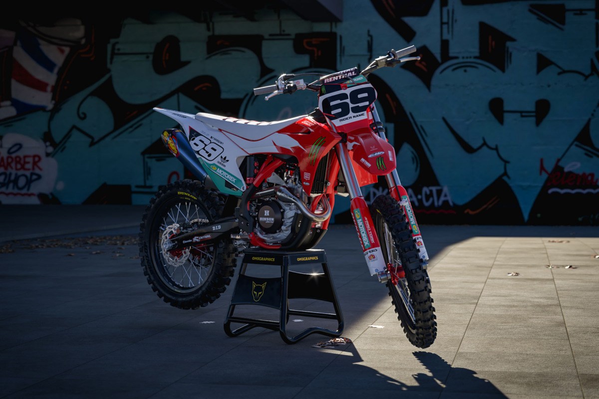 GasGas ENERGY Graphics Kit Red – Dirt Bike Graphics