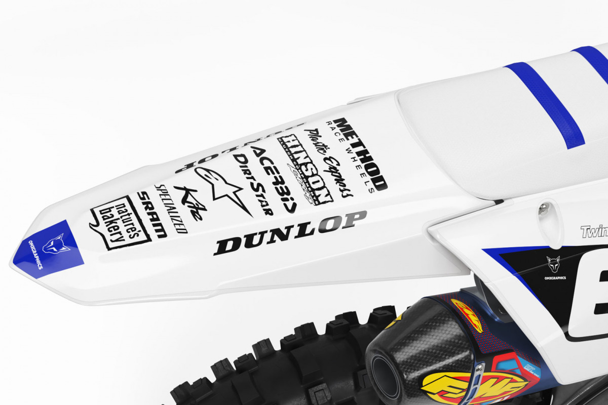 Yamaha ENERGY Graphics Kit Blue – OMXGraphics