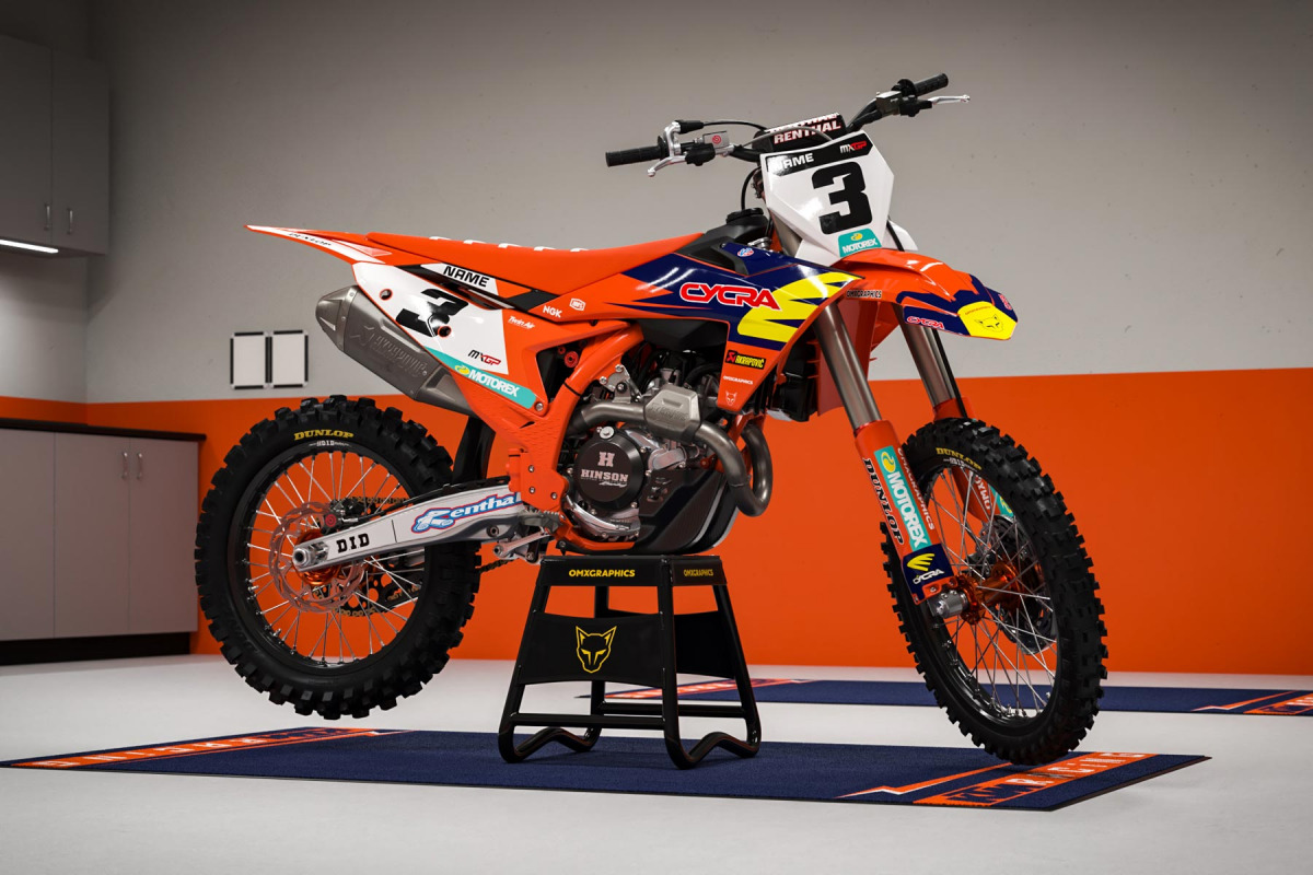 KTM STOCK Graphics Kit – OMXGraphics