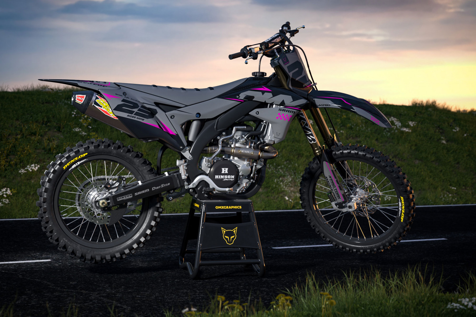 Kawasaki MX Graphics - OMXGraphics