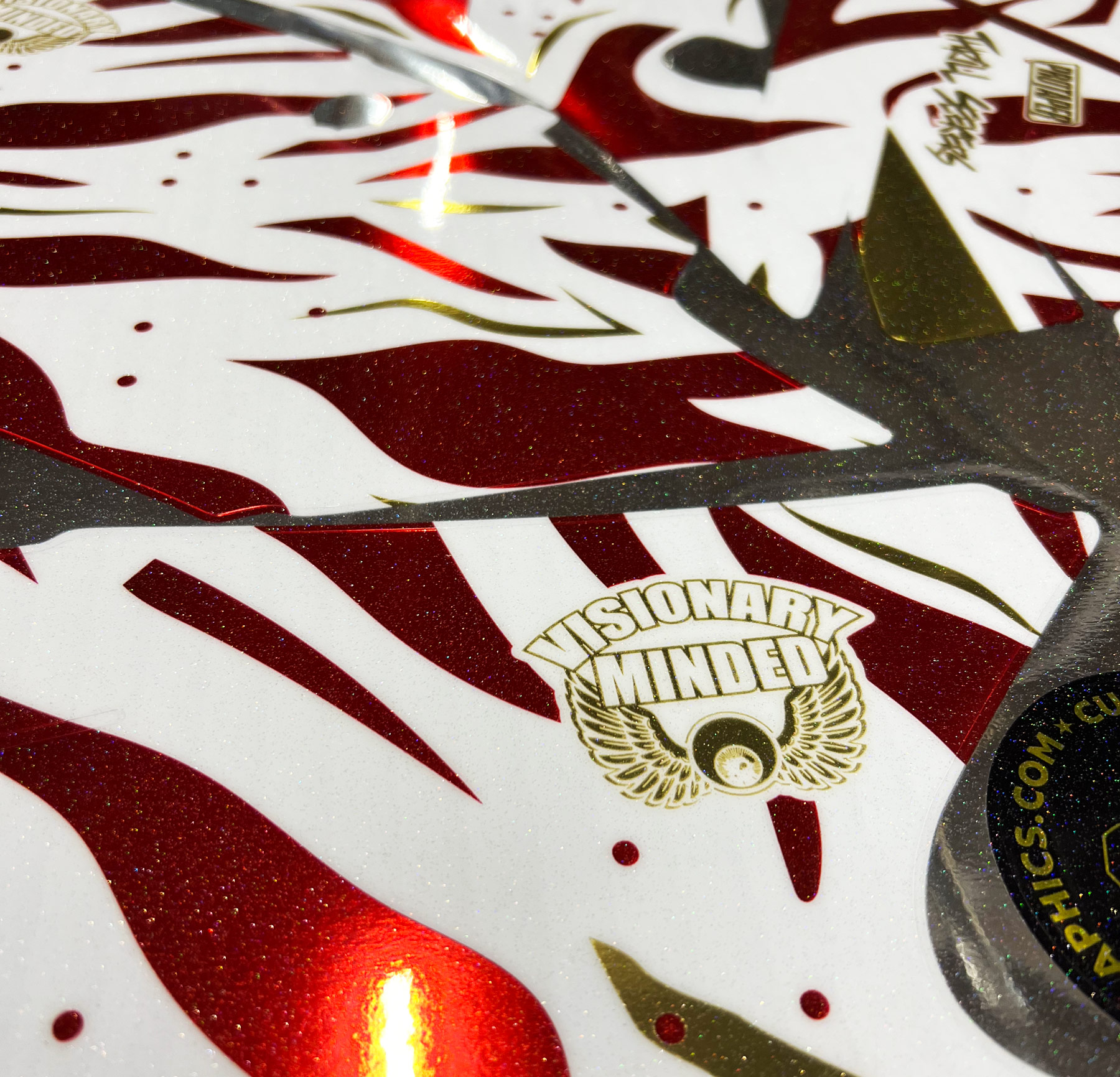 Bring the bling to your dirt bike with custom chrome MX graphics ...