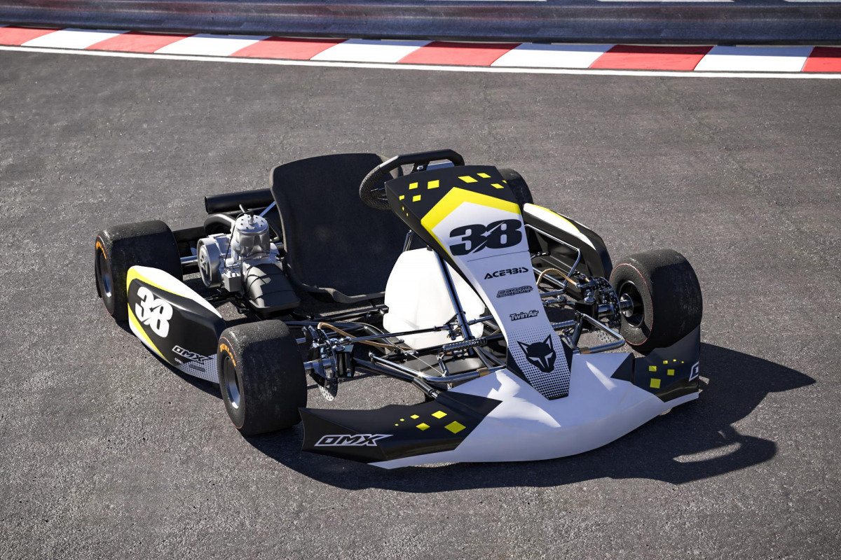 Go Kart Graphics Kit 'Blast' – OMXGraphics