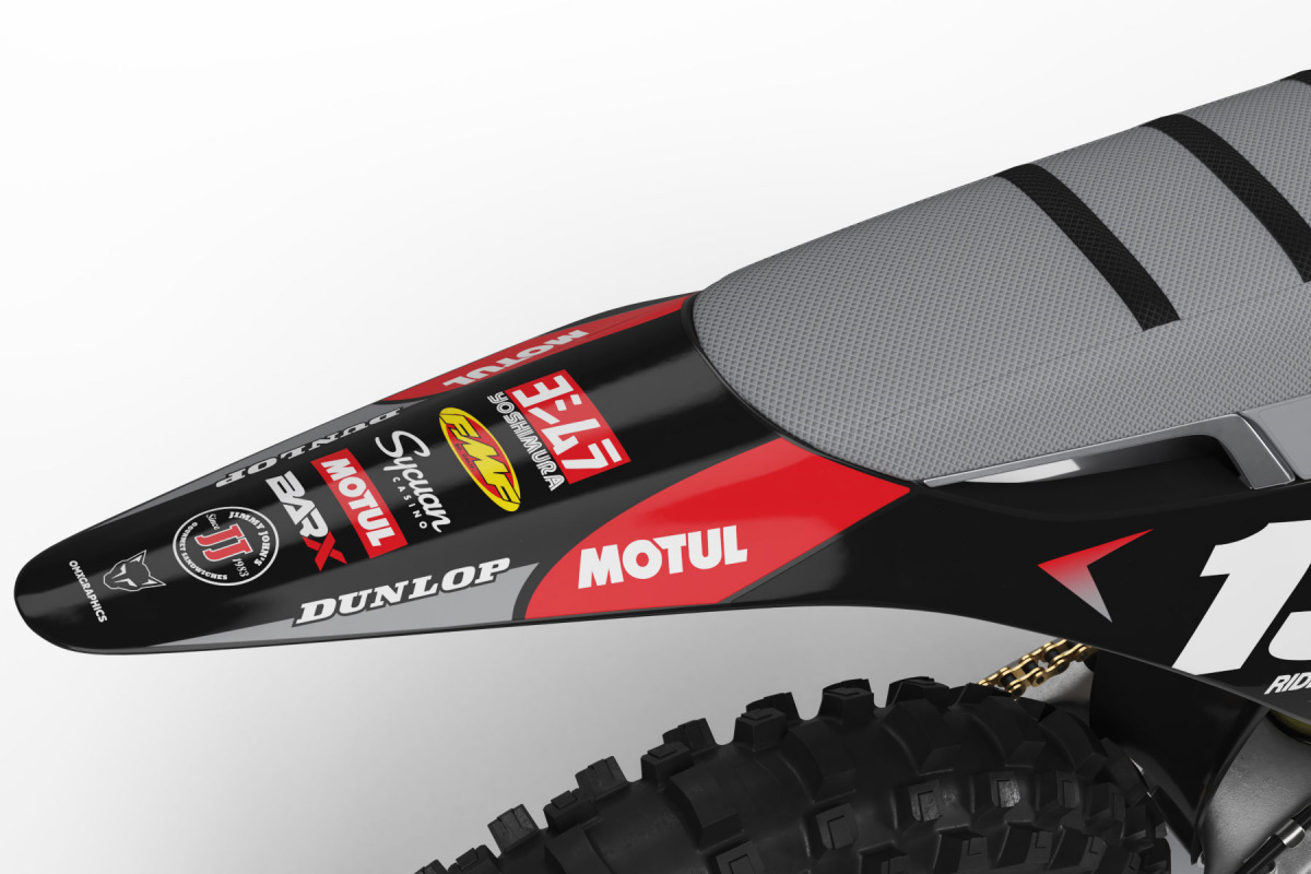 Stark Varg Graphics Kit 'Competition' Grey – Dirt Bike Graphics