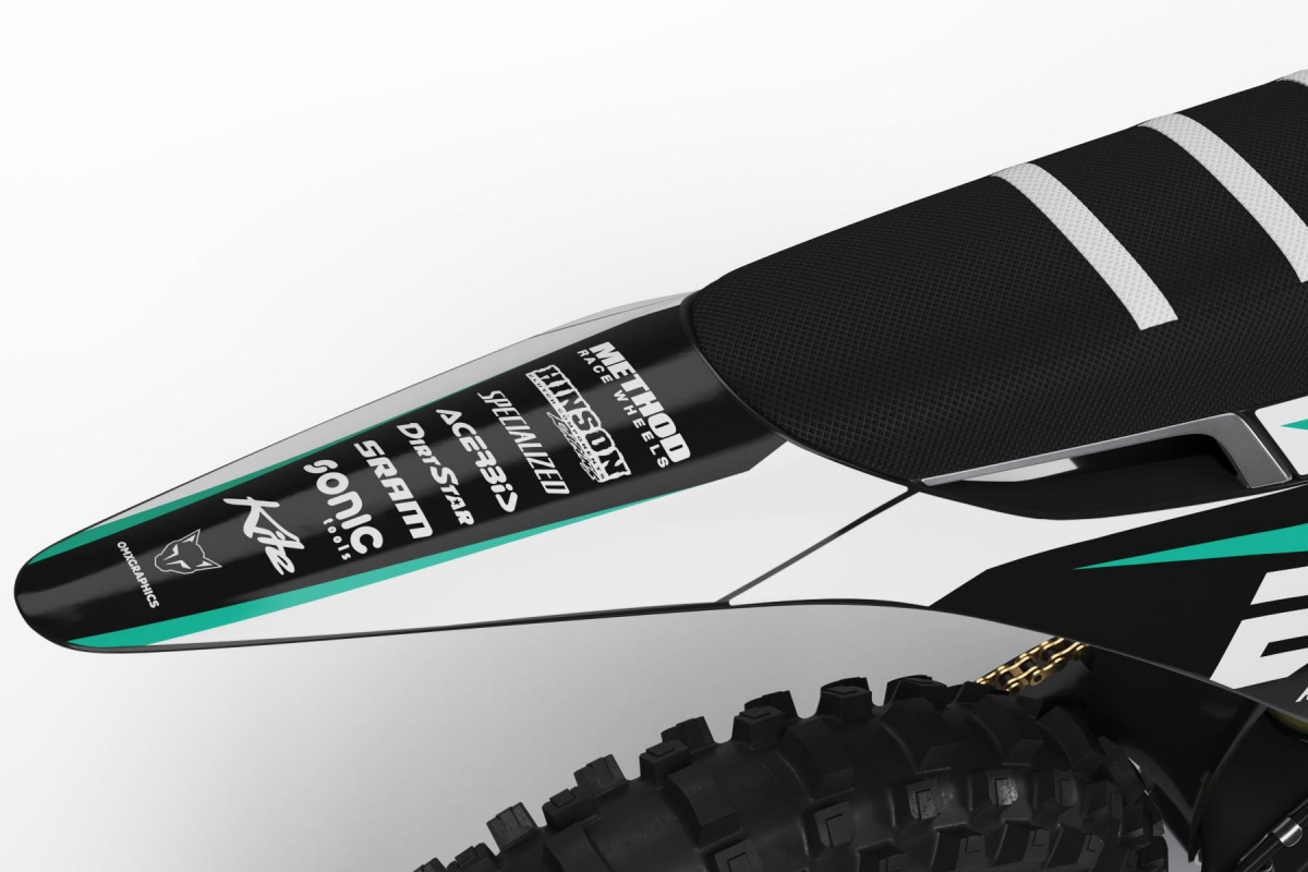 Stark Varg Graphics Kit 'Fury' Black White – Dirt Bike Graphics