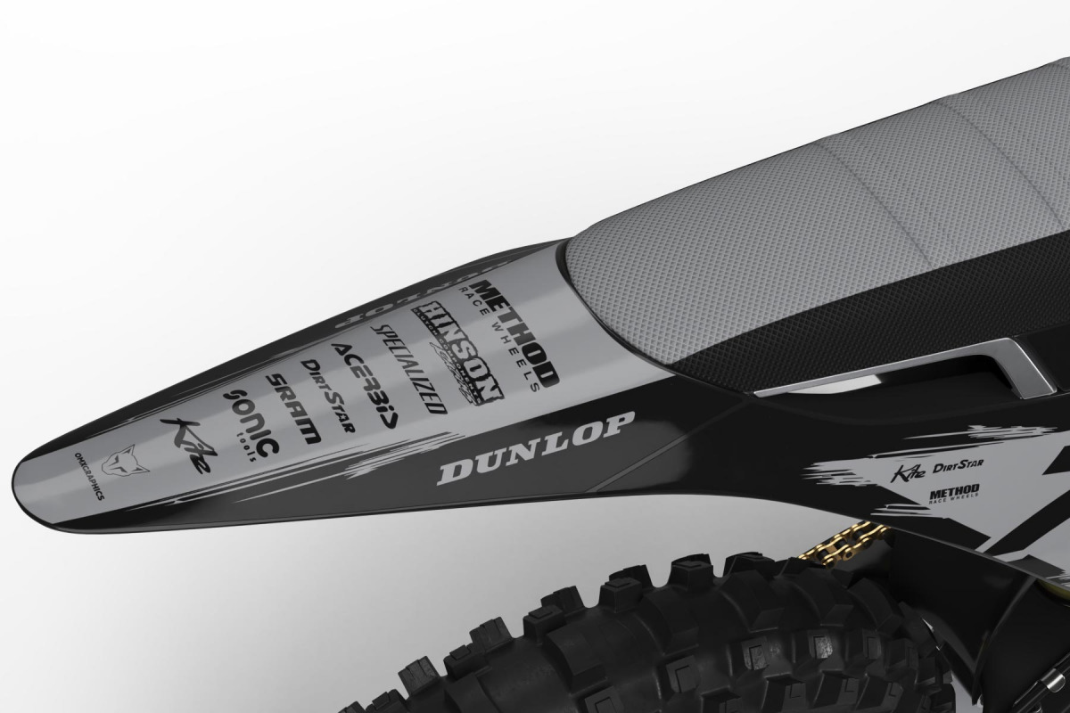 Stark Varg Graphics Kit 'Punch' Grey – Dirt Bike Graphics