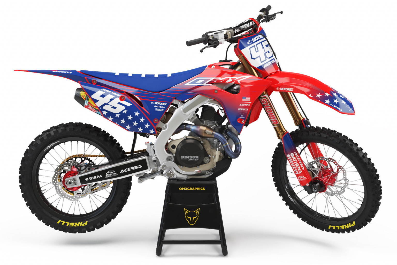 Honda Graphics Kits – CR, CRF, XR, NX - OMXGraphics