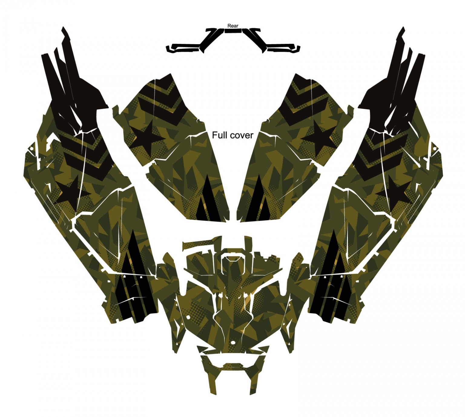 UTV Graphics Kit Army – OMXGraphics
