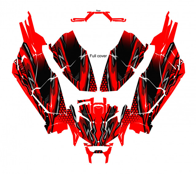 UTV Graphics Kit Combo Red – OMXGraphics