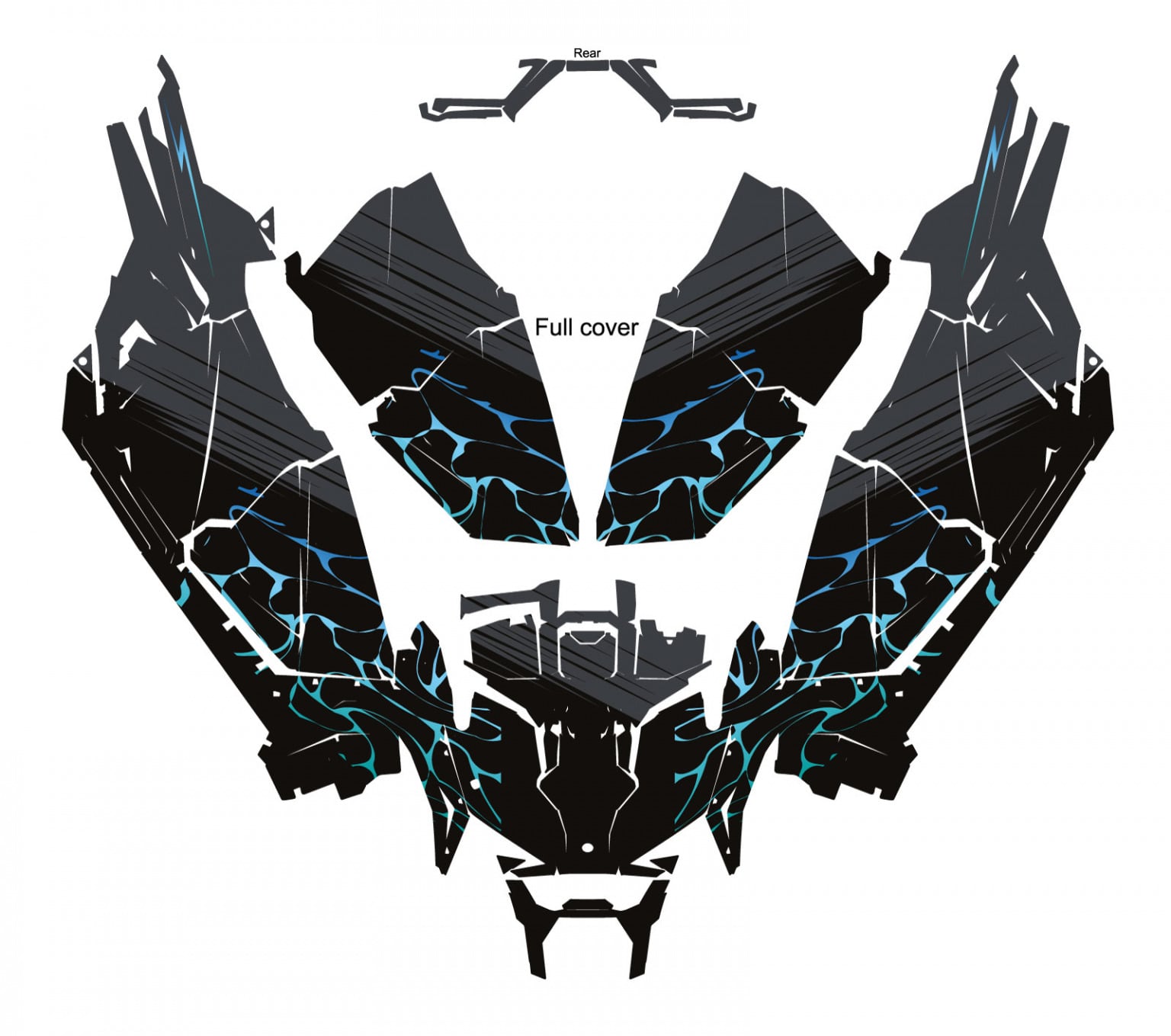 UTV Graphics Kit Rival – Dirt Bike Graphics