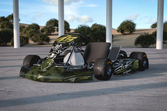 Go Kart Graphics Kit ‘Battalion’ – OMXGraphics