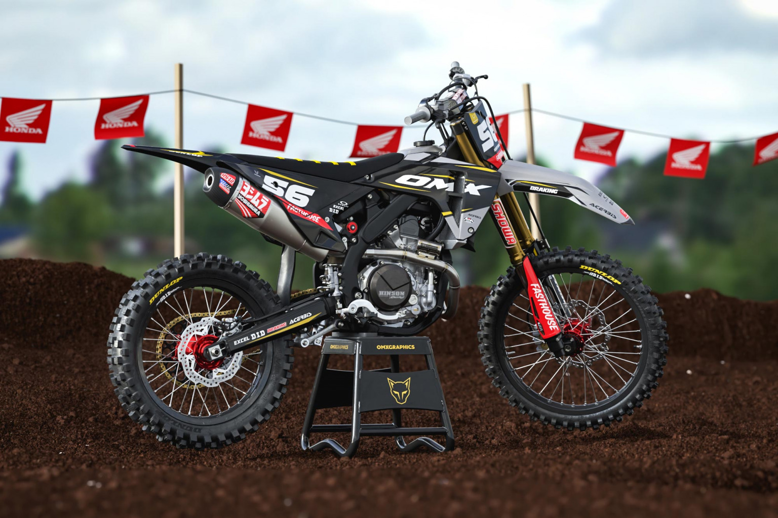 Honda Graphics Kits – CR, CRF, XR, NX - OMXGraphics