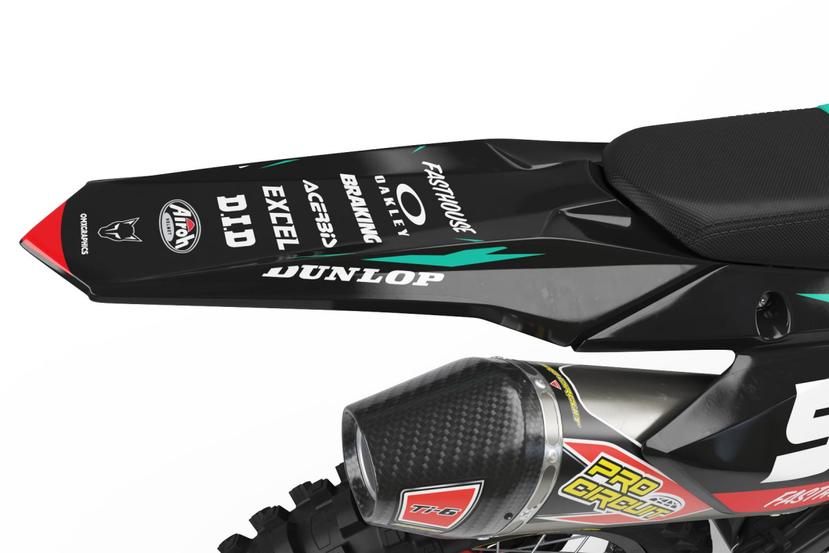 Motocross Graphics Kit for Suzuki - Instinct Grey Black – OMXGraphics
