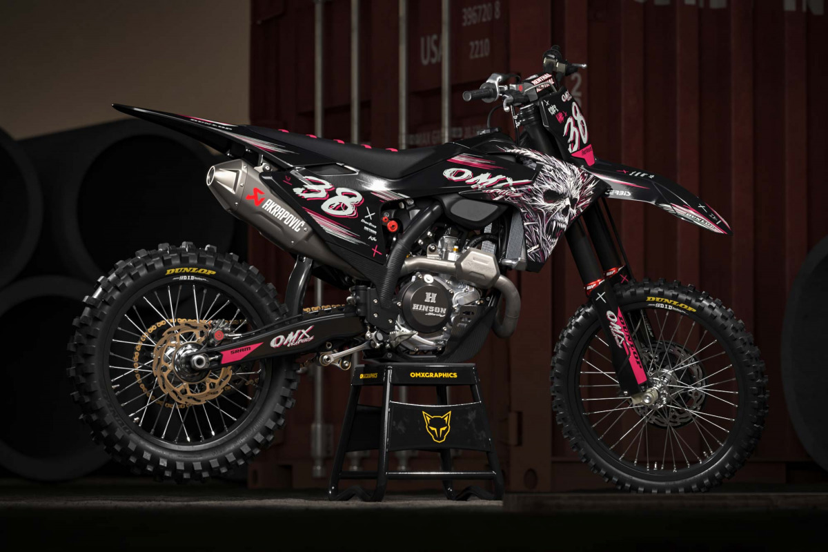 GasGas Mx Graphics Kit - Hellthorn – Dirt Bike Graphics
