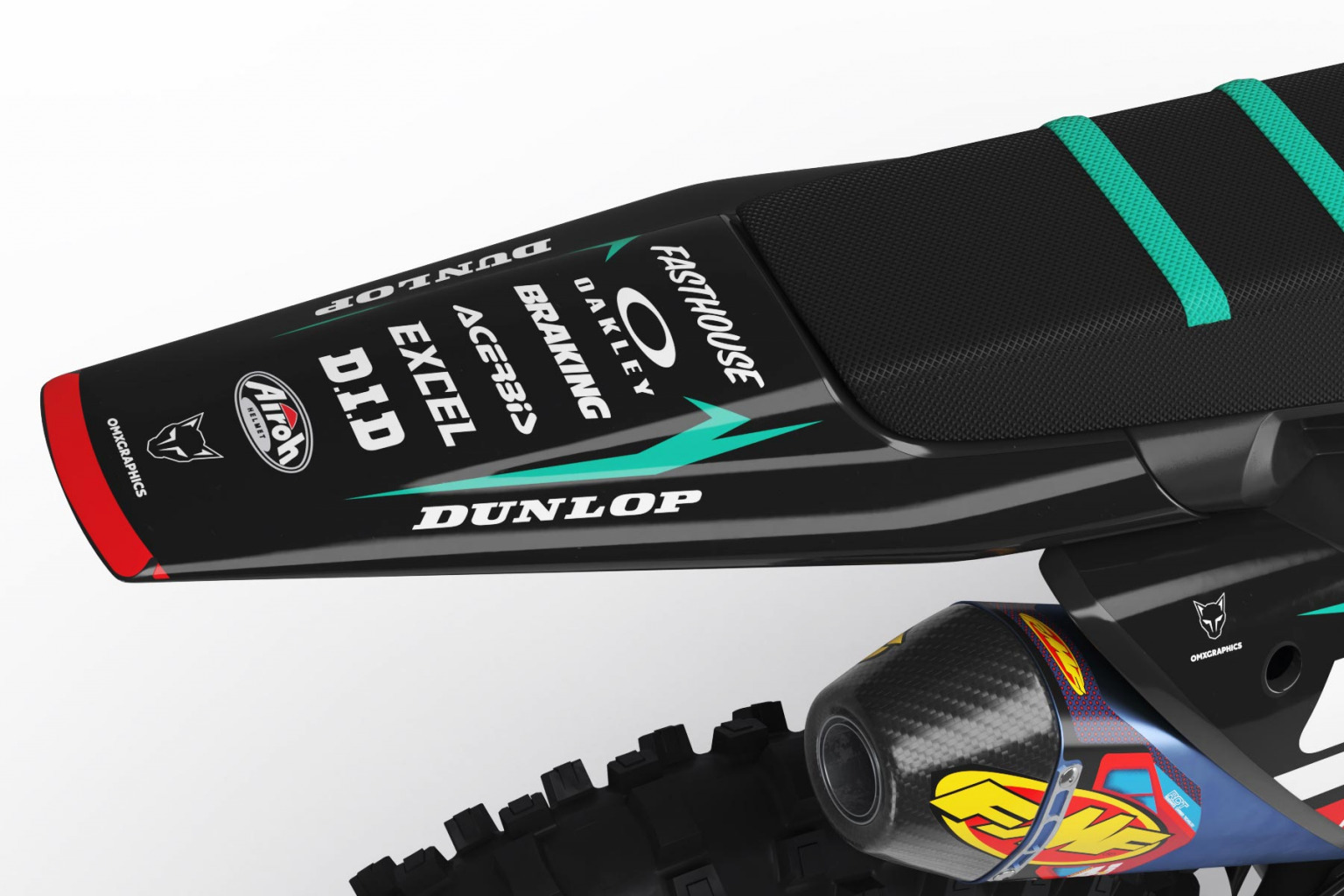 Motocross Graphics Kit for Husqvarna – Instinct Grey – OMXGraphics