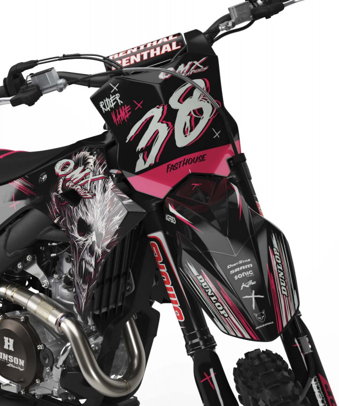 Kawasaki Mx Graphics Kit - Hellthorn – OMXGraphics