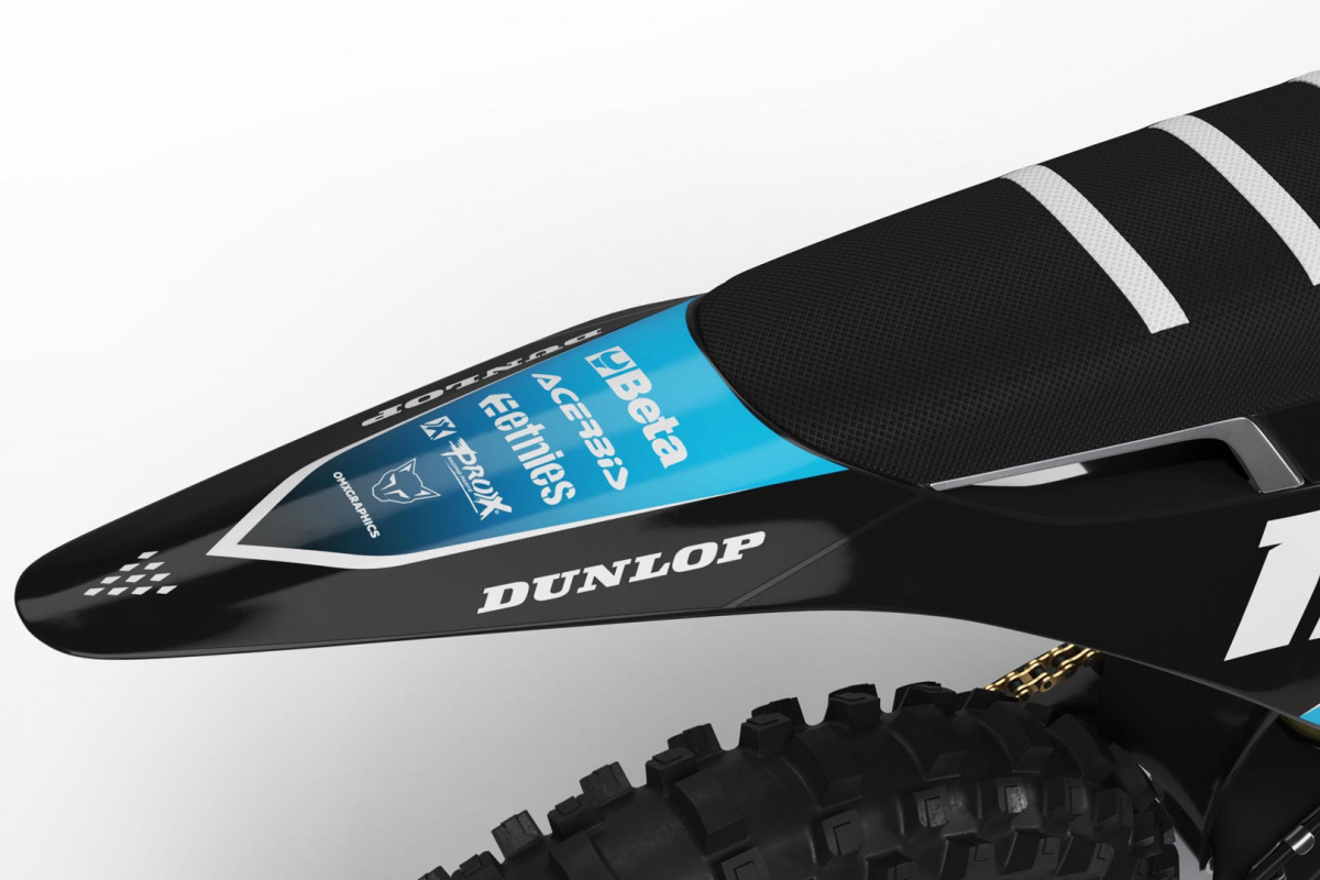 Stark Varg Graphics Kit - Vendetta Black & Blue – OMXGraphics