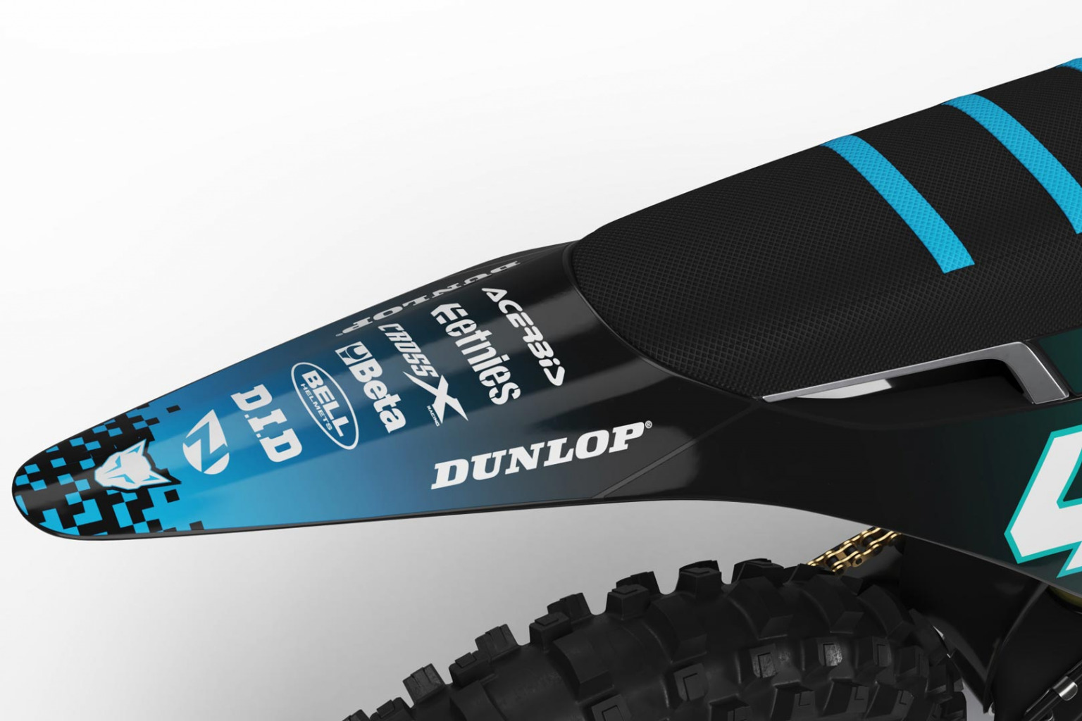 Graphics Kit for Stark Varg - Pixel Blue – OMXGraphics