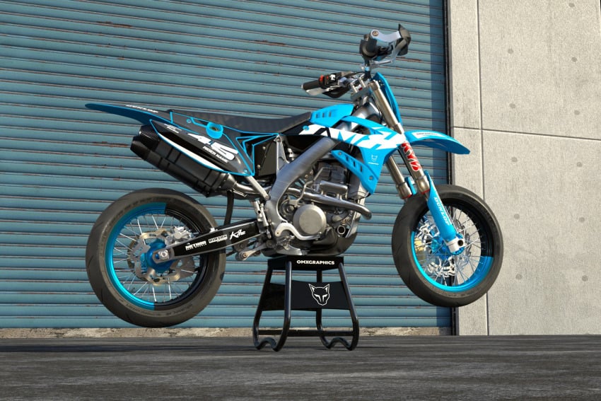 Graphics Kit for TM Racing – Local – Blue – OMXGraphics