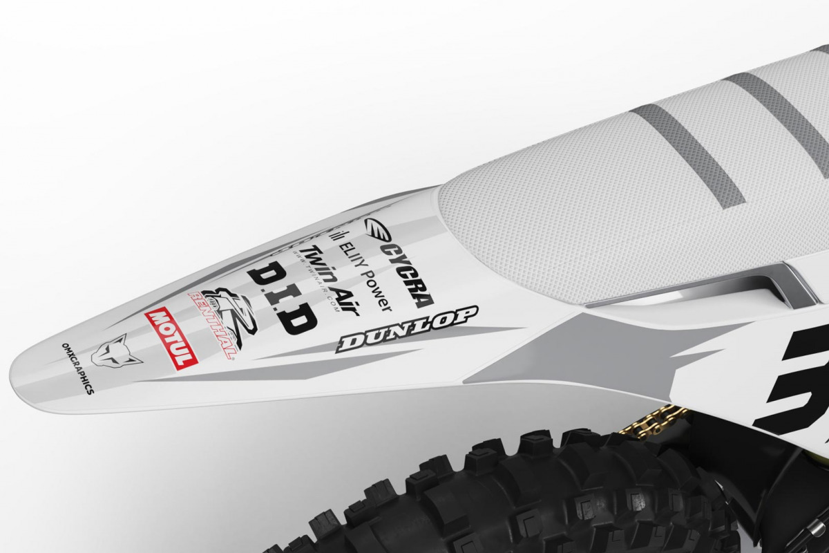 Graphics Kit for Stark Varg - Creed - Grey – Dirt Bike Graphics