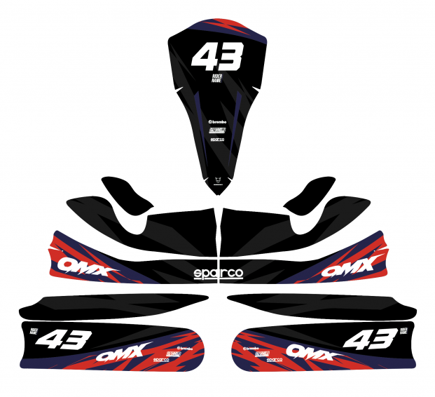 Go Kart Graphics Kit - Frost – OMXGraphics