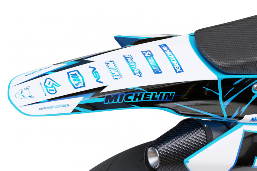Graphics Kit for TM Racing - Rhyme - Blue – OMXGraphics