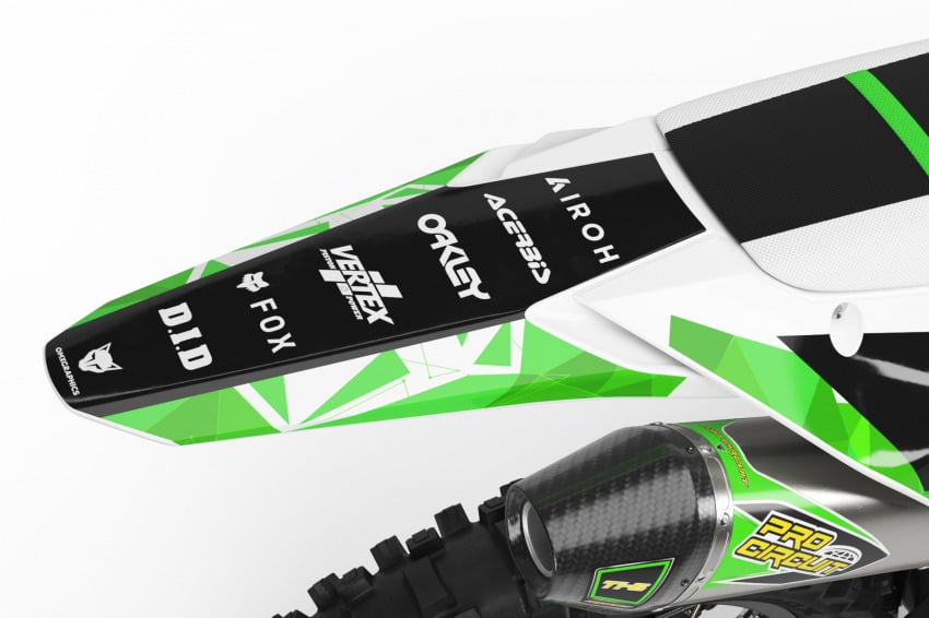 Dirt Bike Graphics For Kawasaki Bike - Crack – OMXGraphics