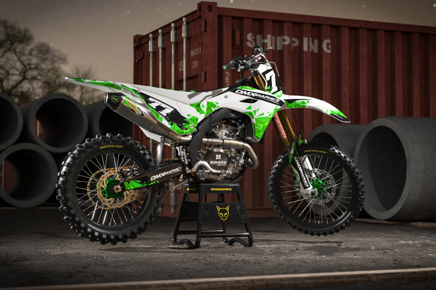 Dirt Bike Graphics For Kawasaki Bike - Crack – OMXGraphics