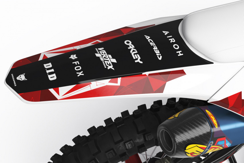 Dirt Bike Graphics Kit for GasGas - Crack – OMXGraphics