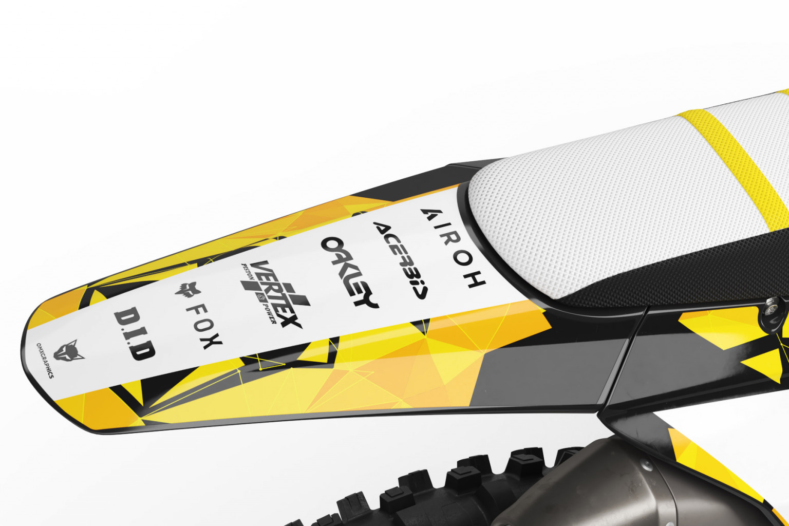 Dirt Bike Graphics Kit for Triumph - Crack – OMXGraphics