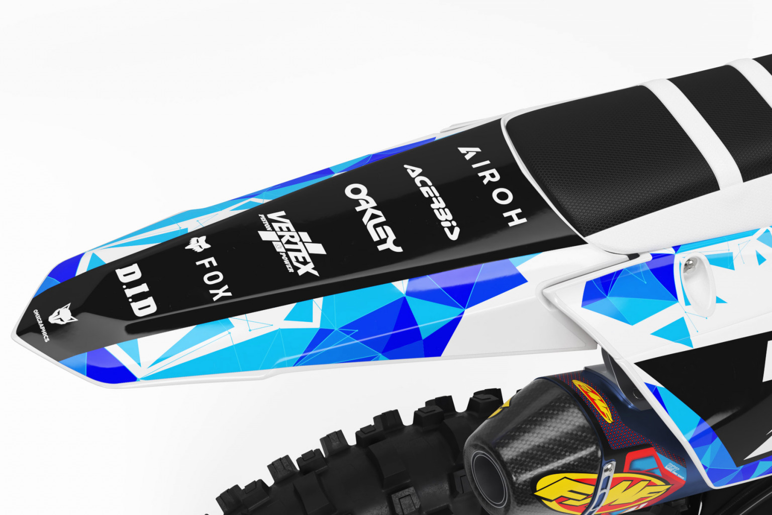 Dirt Bike Graphics Kit for Yamaha - Crack – OMXGraphics