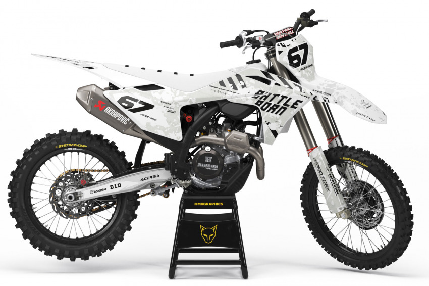 Graphics Kit for GasGas - Airborn - White – OMXGraphics